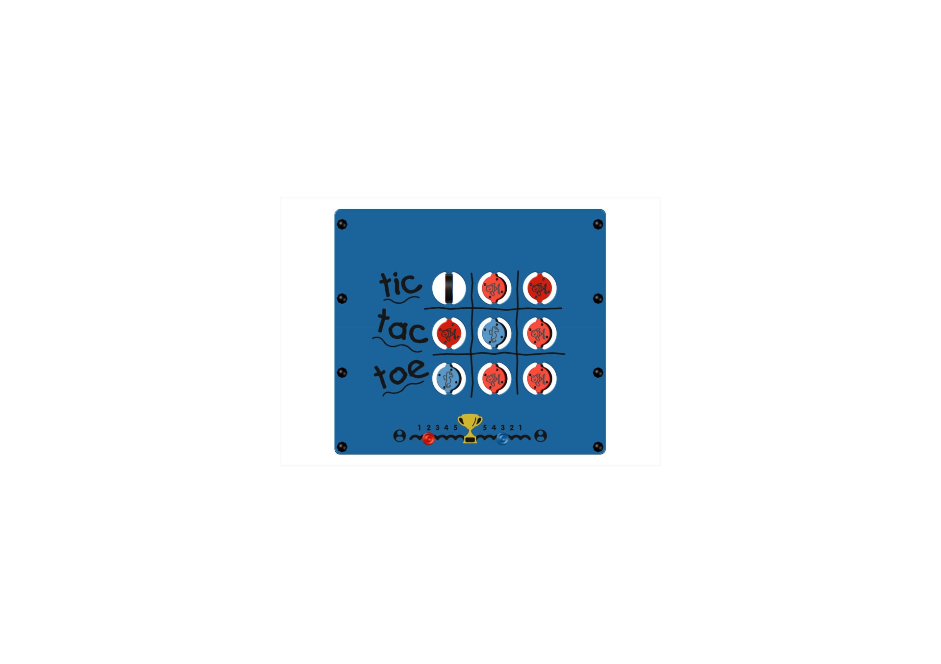 Tic Tac Toe Fish Play Panel - Active Discovery