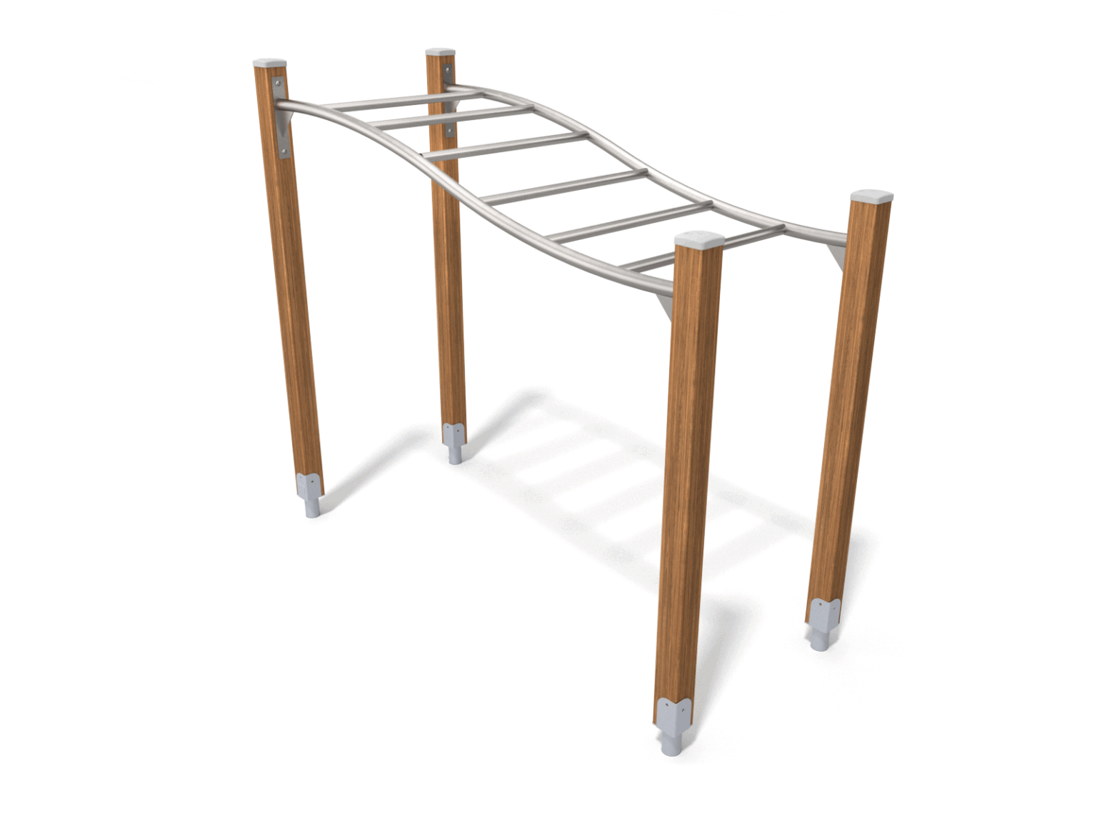 Timber Monkey Bars - Active Discovery